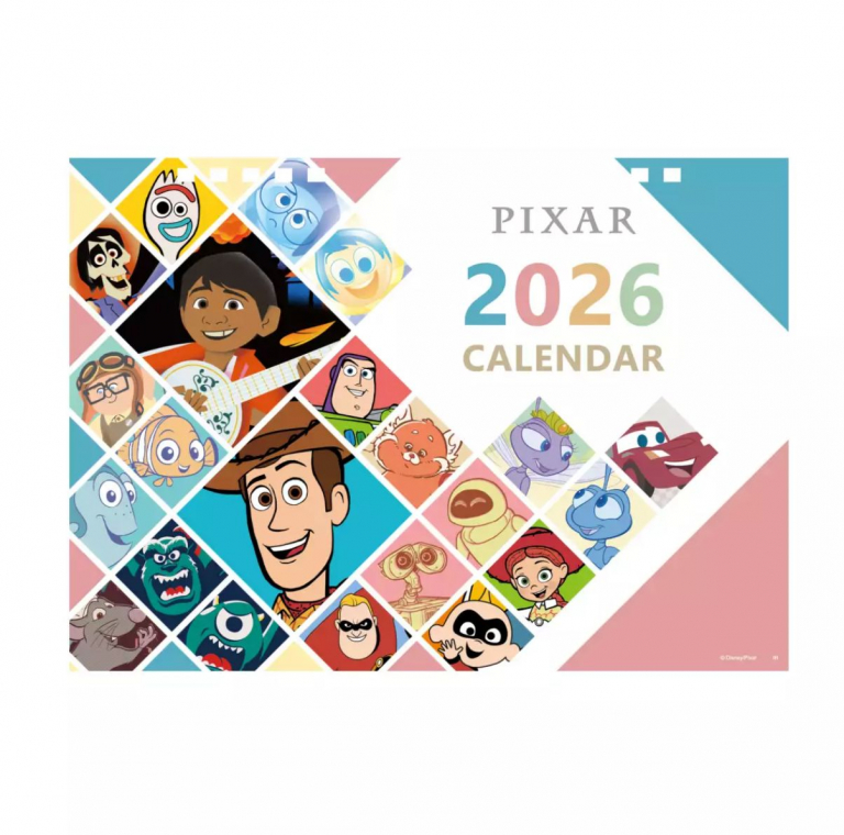 Pixar Desktop 2026 calendar - DJSSHOPPING
